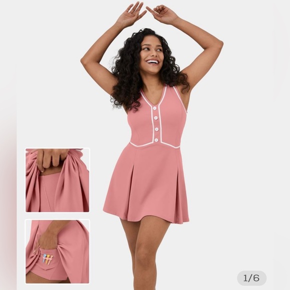 HALARA | Dresses | Small Pink Golf Dress | Poshmark